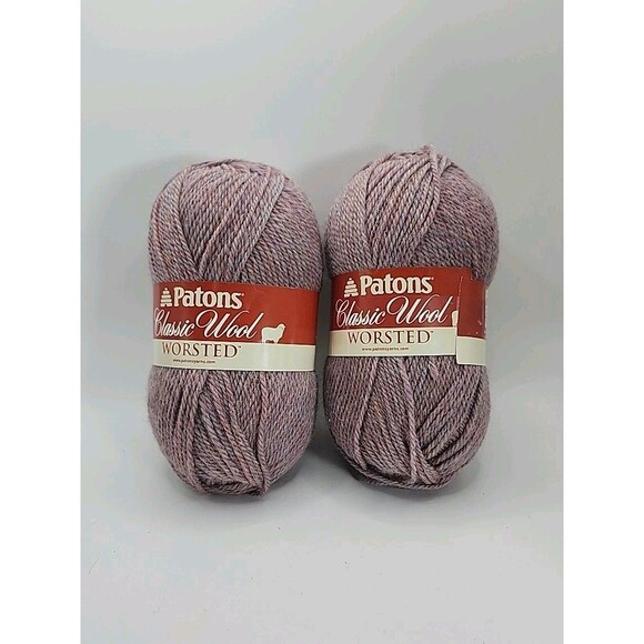 Patons | Office | 2 New Patons Classic Wool Worsted Yarn Natural ...